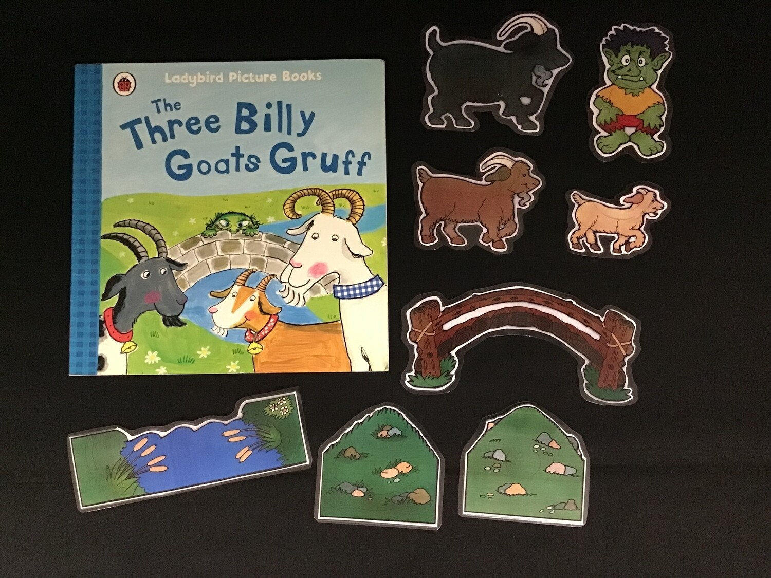 The Three Billy Goats Gruff Story Bag