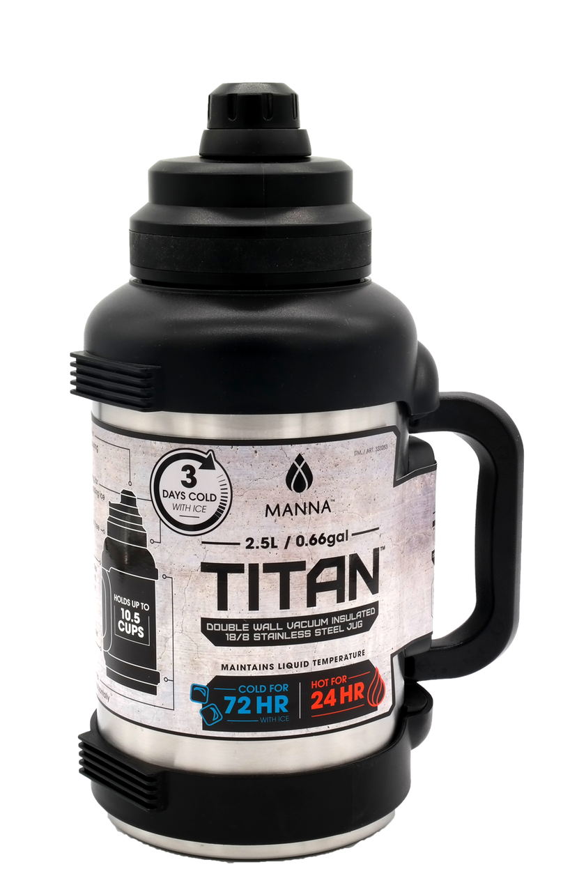 Titan Large 2.5L Litre Stainless Steel Double Insulated Flask - Supply ...