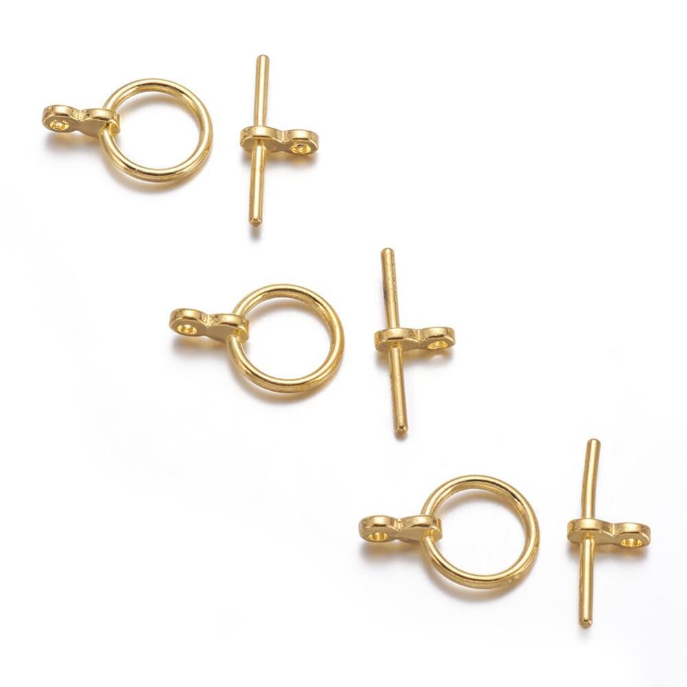 Chiusura T Cerchio liscia Dorata - La bigiotteria online di Claudia ...