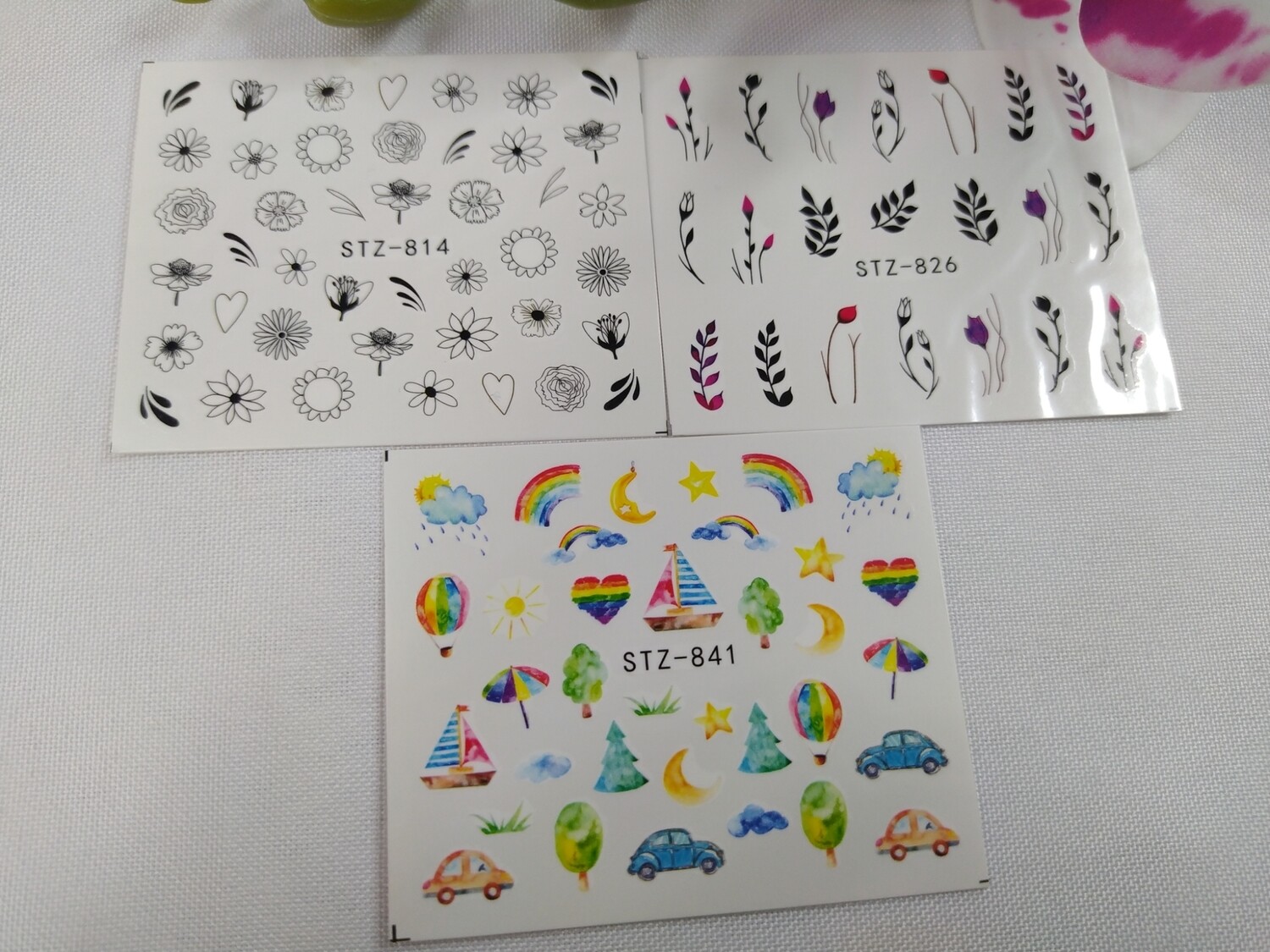 Water Decals 3 pack - STZ-841