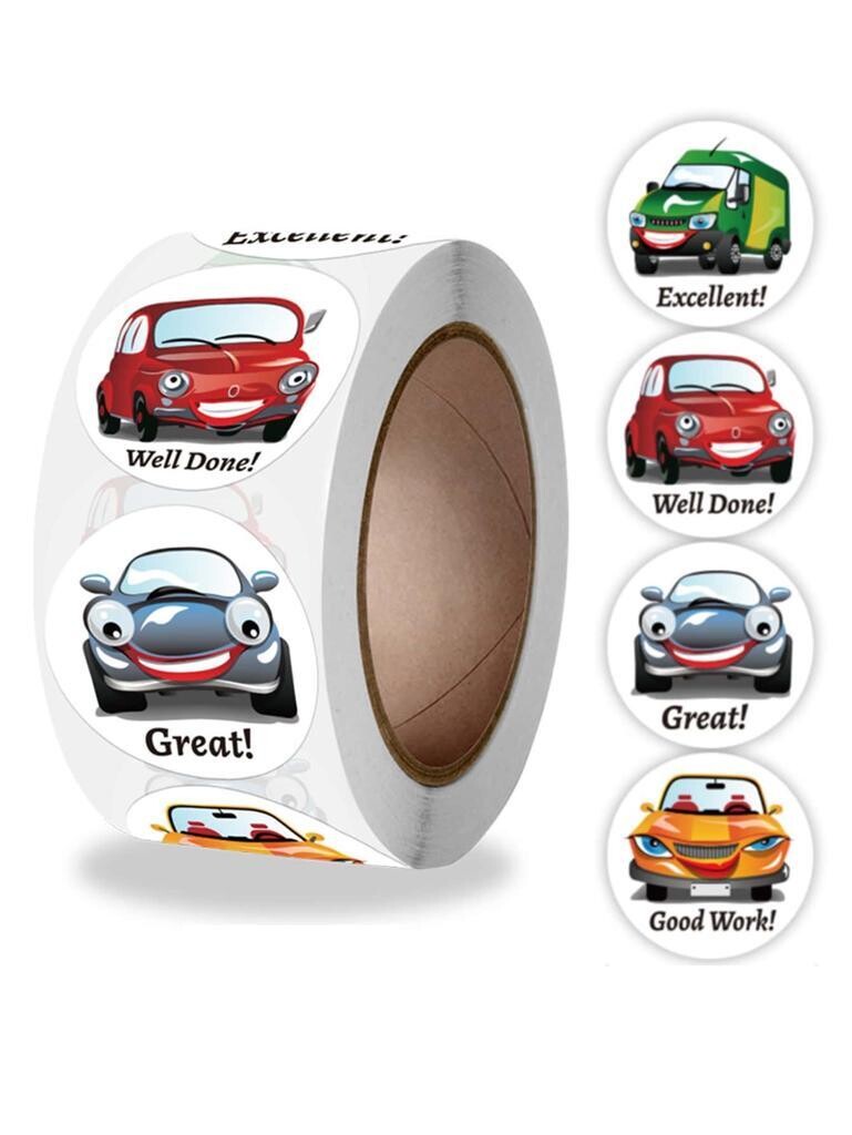 Wroom-Wroom Reward stickers