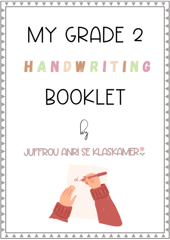 My Grade 2 Handwriting booklet