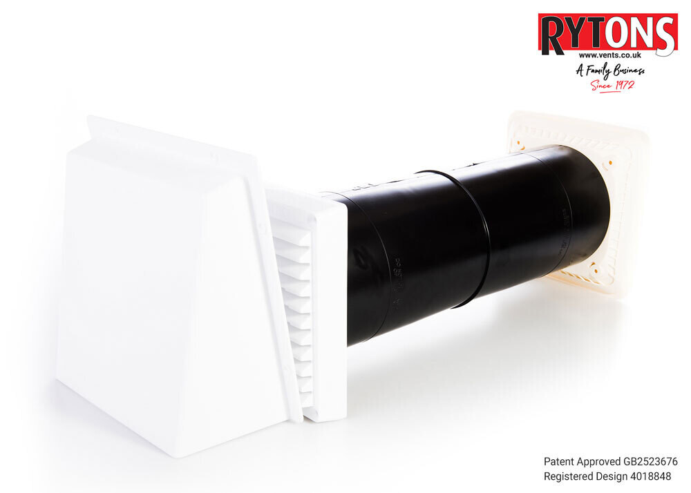 Rytons AC7HPWCWL Cowled, Baffled & Controllable Wall Vent. The ...