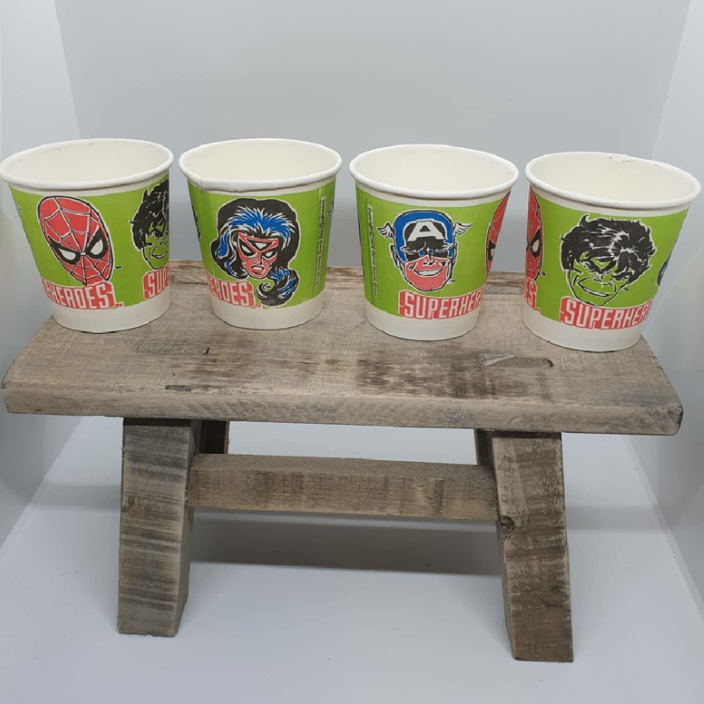 MARVEL SUPER HERO CUPS 1979 - Store - The Funky Pickers Shed Vinyl ...