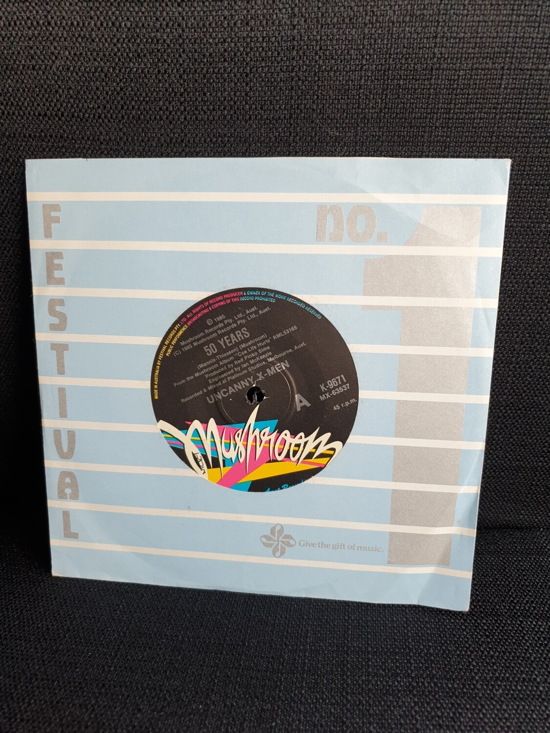 UNCANNY X MEN 50 YEARS 7"SINGLE | Store - The Funky Pickers Shed Vinyl ...