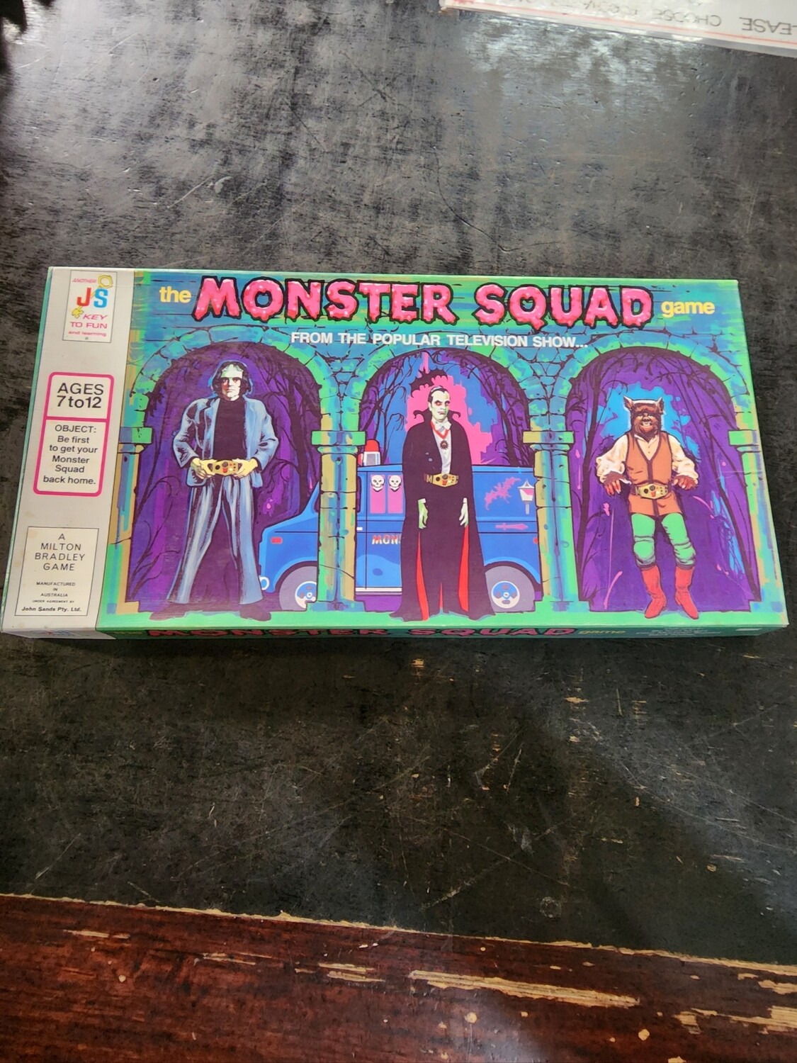 MONSTER SQUAD BOARD GAME 1977 RARE NEAR NEW - Store - The Funky Pickers ...