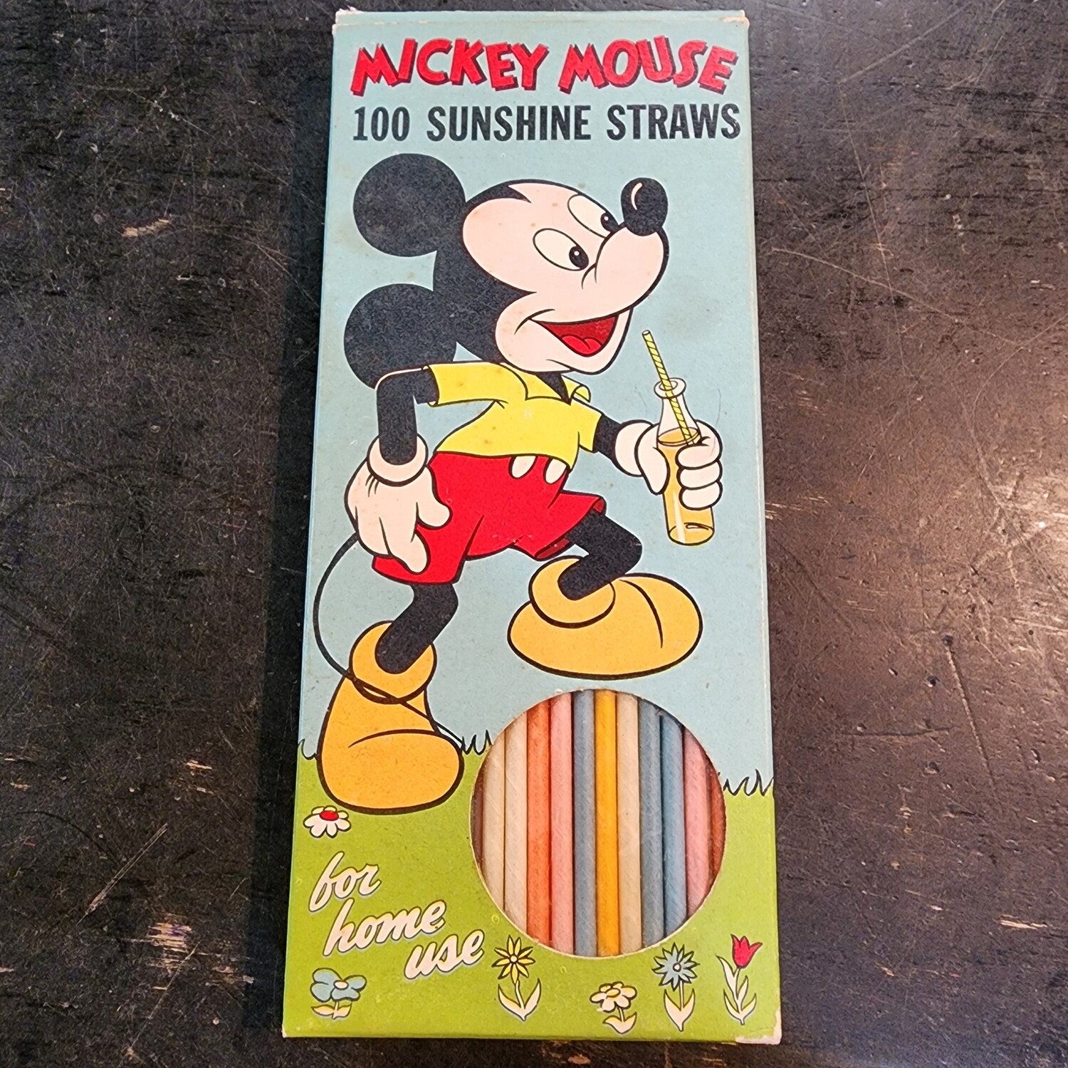1950'S MICKEY MOUSE 100 SUNSHINE PAPER STRAWS - Store - The Funky ...