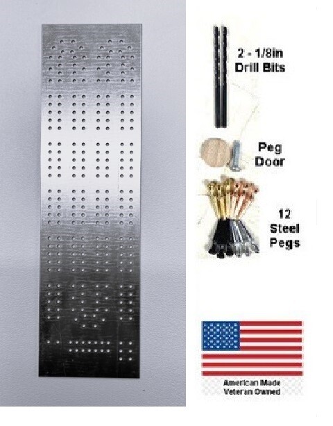 Cribbage Board 2-lane Template Starter Kit (Woodworking)