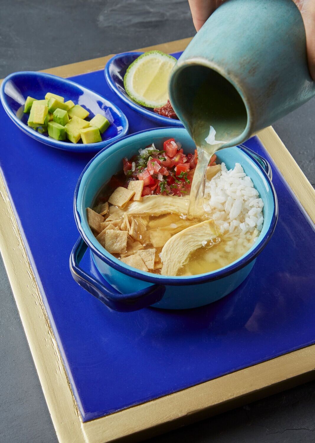 Caldo ranchero, Centro de México.