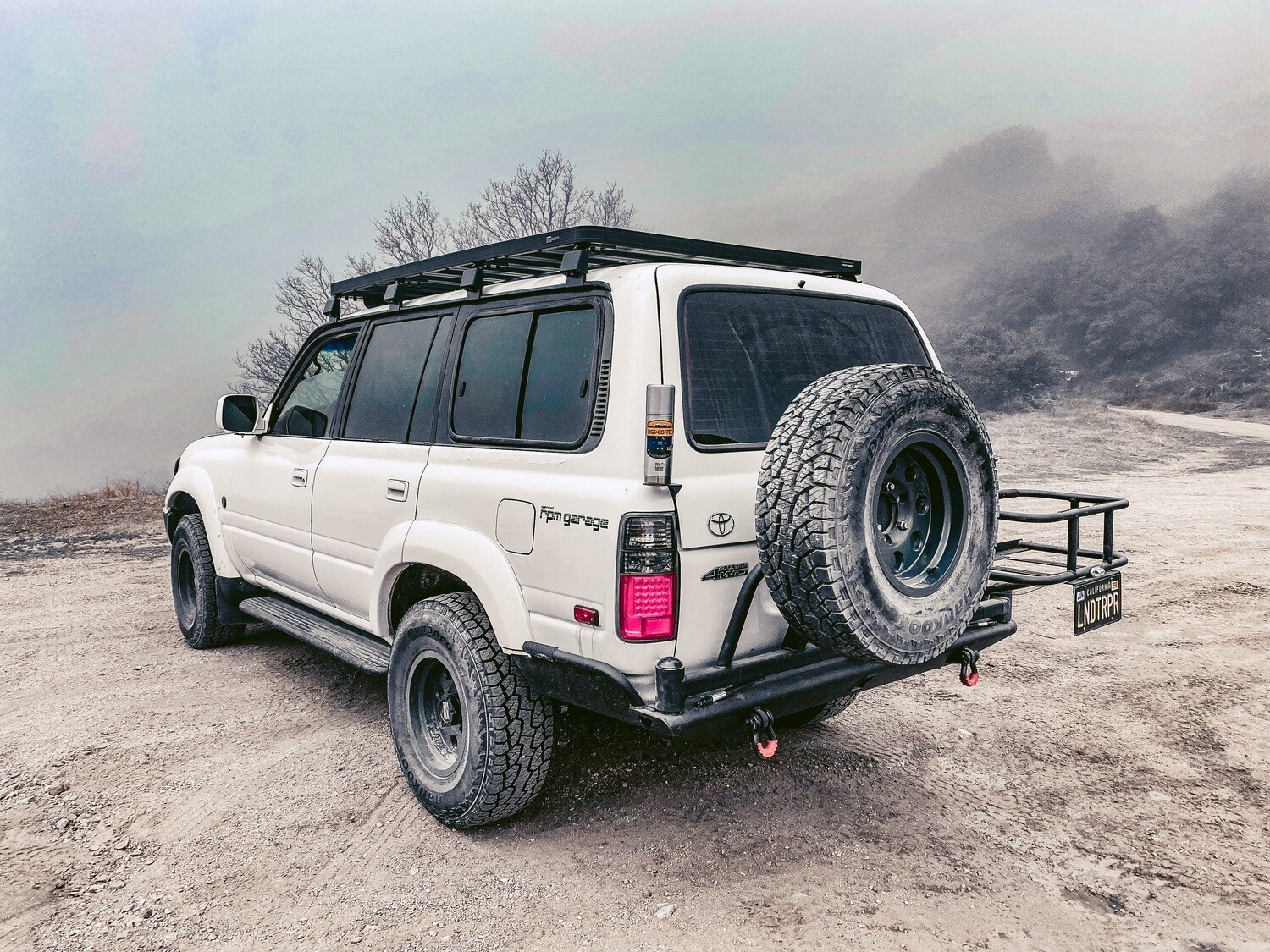 Toyota Land Cruiser 80 Series Slimline II Roof Rack Kit / Tall - by ...