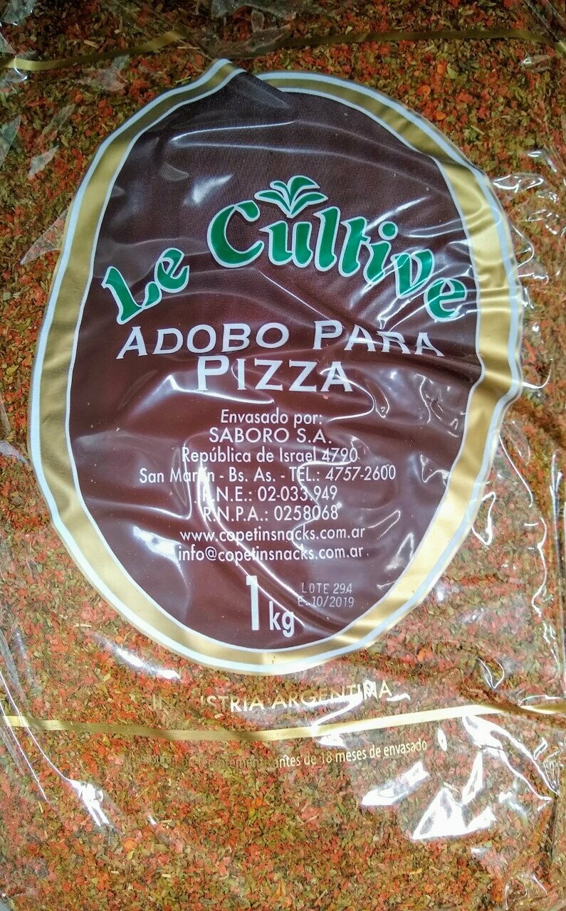 Adobo para pizza x 1kg