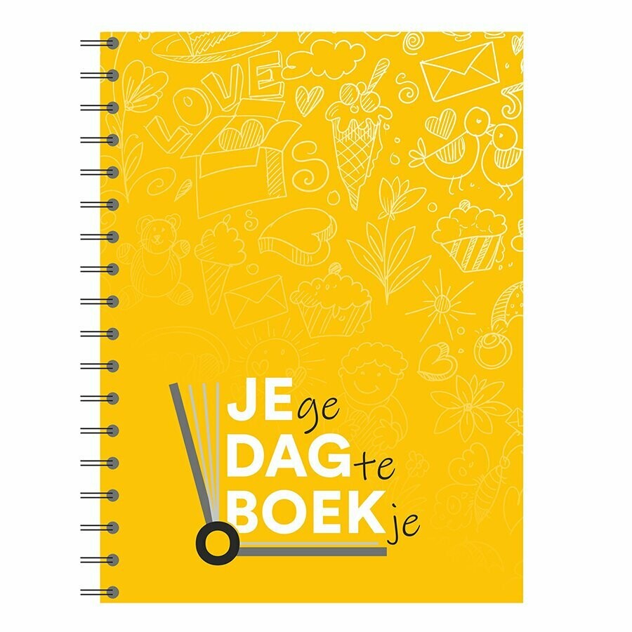 JEgeDAGteBOEKje Geel | JEgeDAGteBOEK - Gratis verzending!