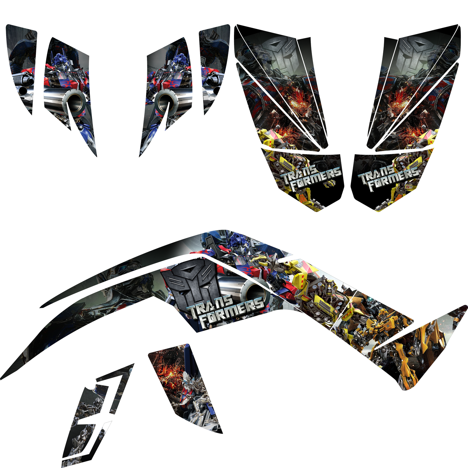 QUADZILLA 450SPORT / DINLI 450 STICKER KIT