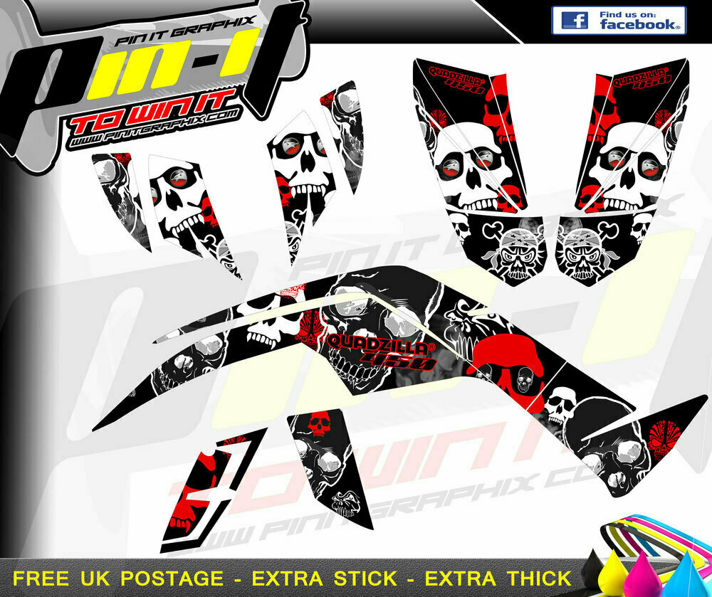 QUADZILLA 450SPORT / DINLI 450 STICKER KIT | SURRON Store - Surron stickers