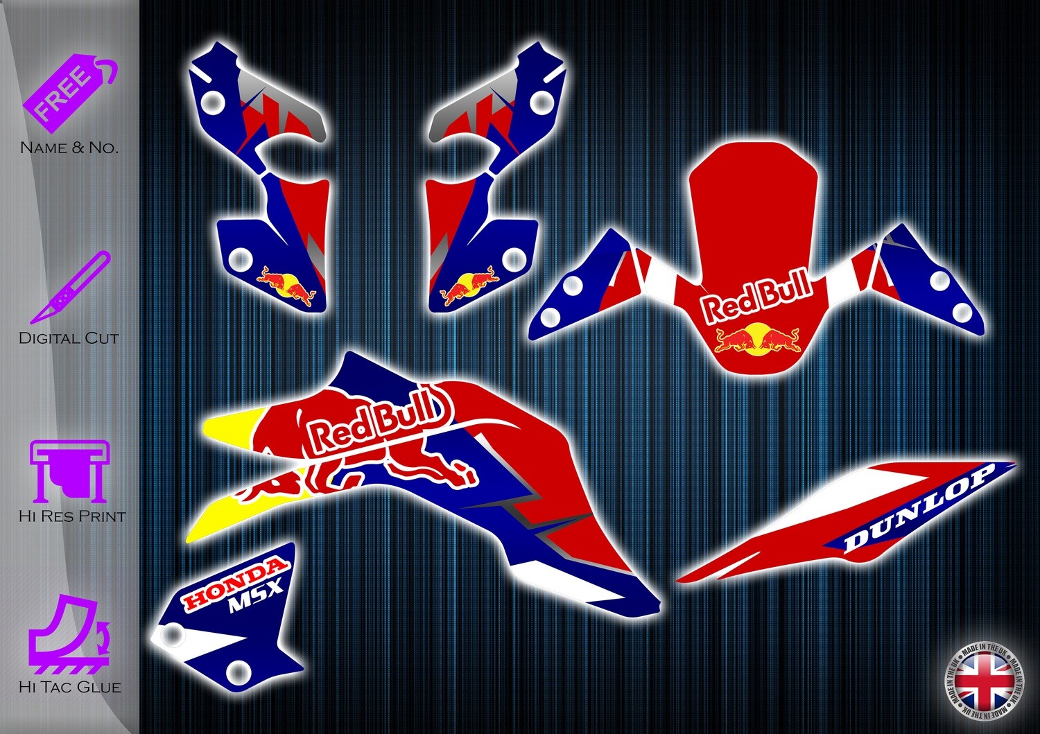 Apache F100S Graphics kit | SURRON Store - Surron stickers