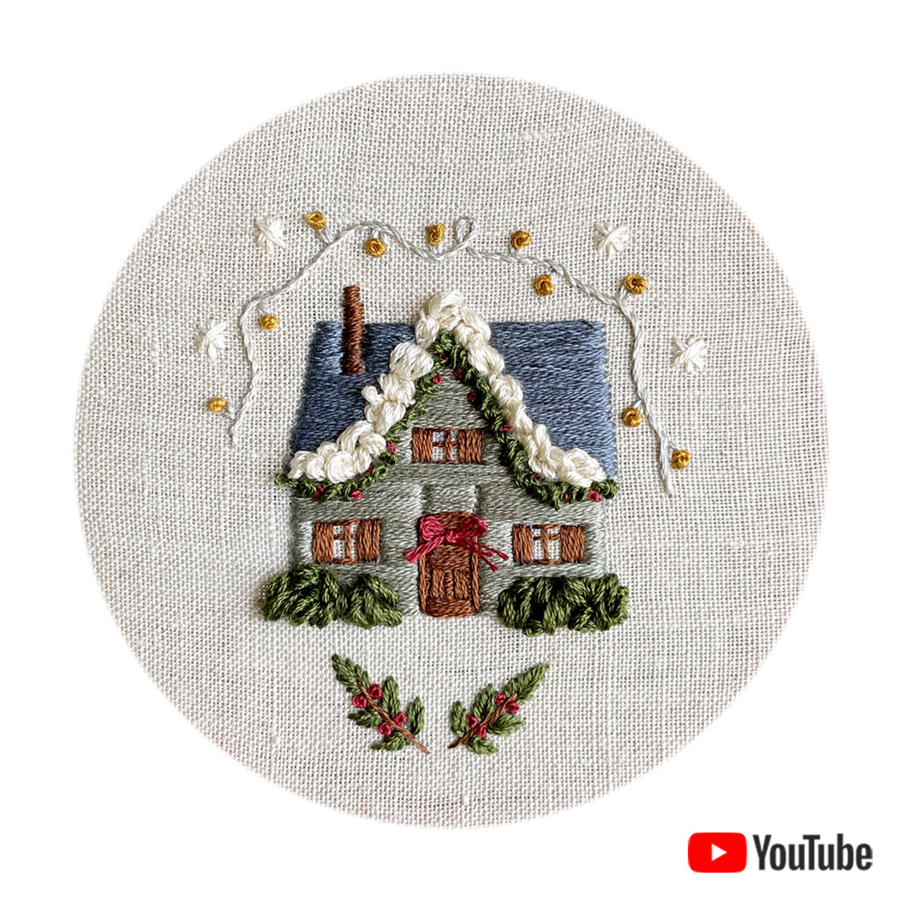 "Nutcracker. House" pdf pattern 10 cm (4") + video tutorial