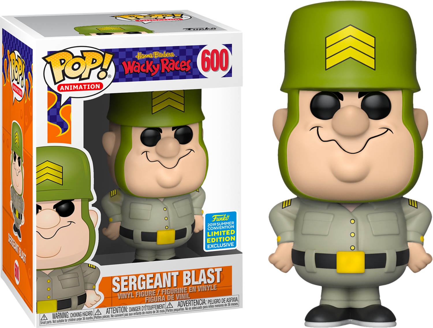 Funko Wacky Races - Sergeant Blast Pop! Vinyl Figure (2019 Summer ...