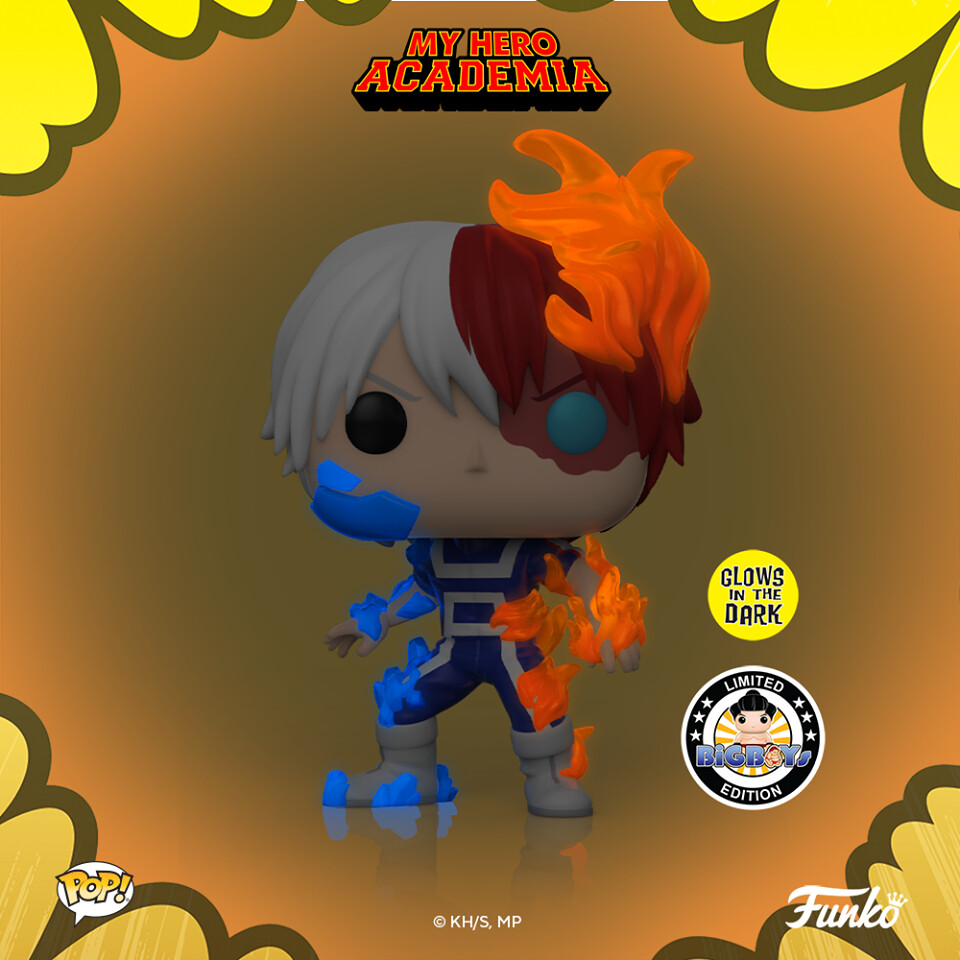Funko My Hero Academia - Todoroki Glow in the Dark Big Boys Toy Store ...