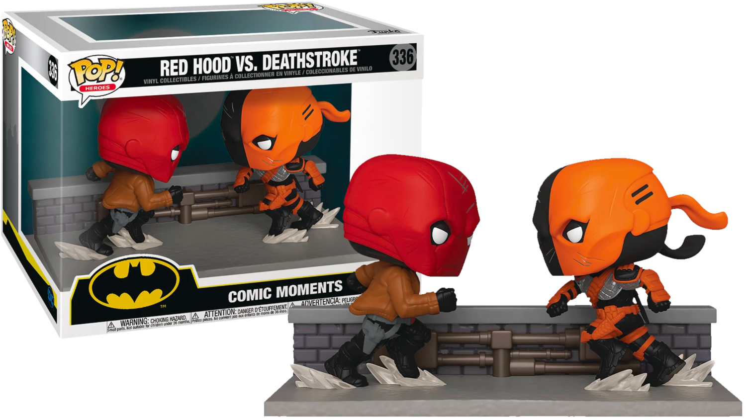 Funko Deathstroke - Red Hood vs Deathstroke Comic Moments Exclusive Pop ...
