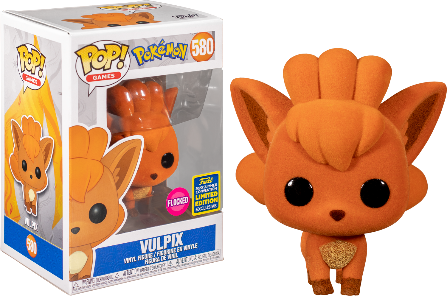 Funko Pokemon - Vulpix Flocked Pop! Vinyl Figure (2020 Summer ...