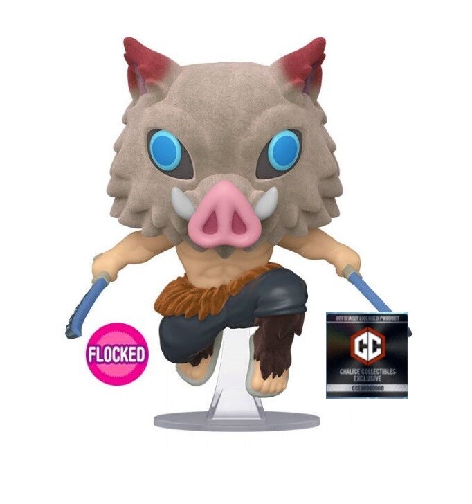Demon Slayer Inosuke Flocked Pop! Vinyl Figure - Chalice Exclusive