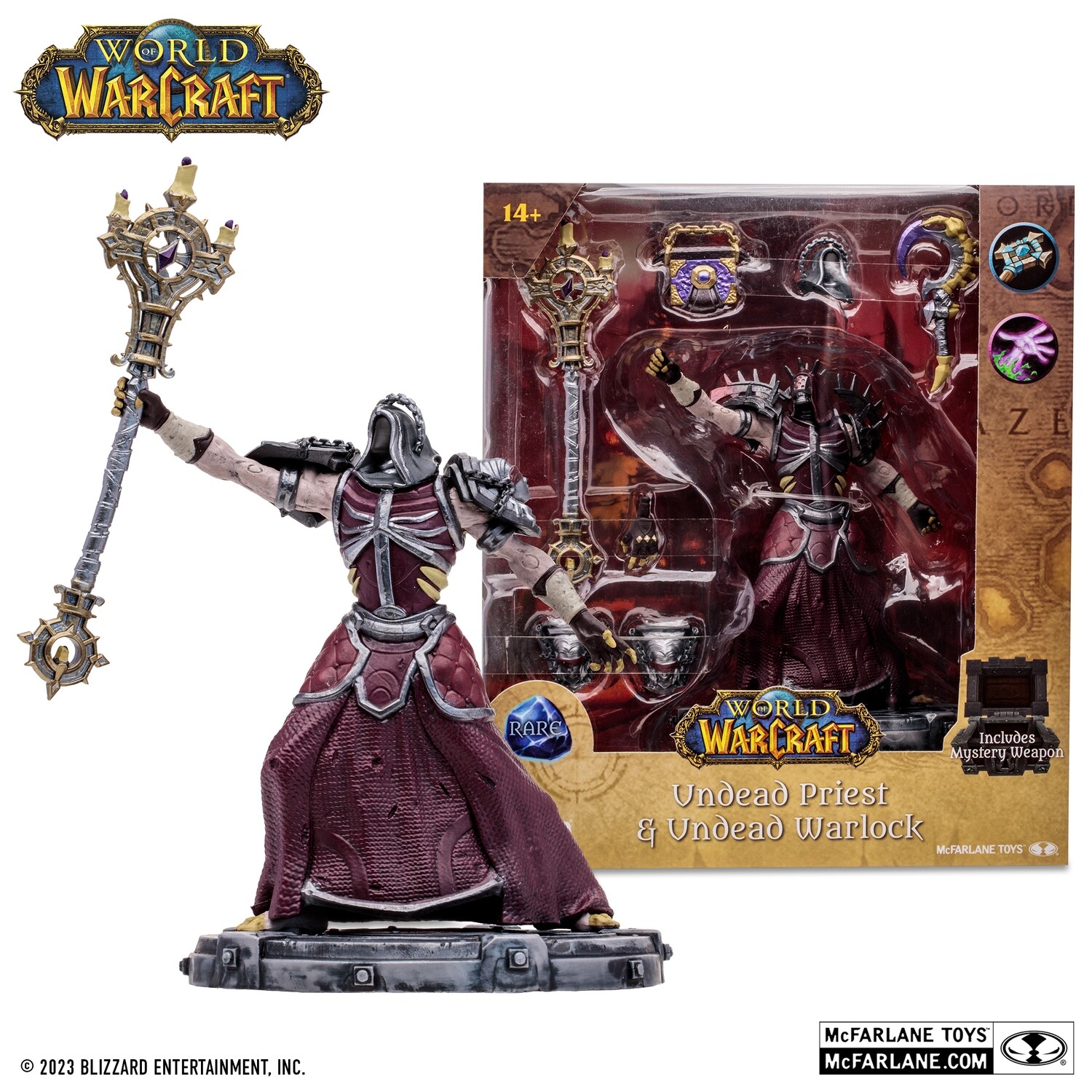 PRE-ORDER Mcfarlane World of Warcraft Wave 1 - Undead Priest/Warlock ...