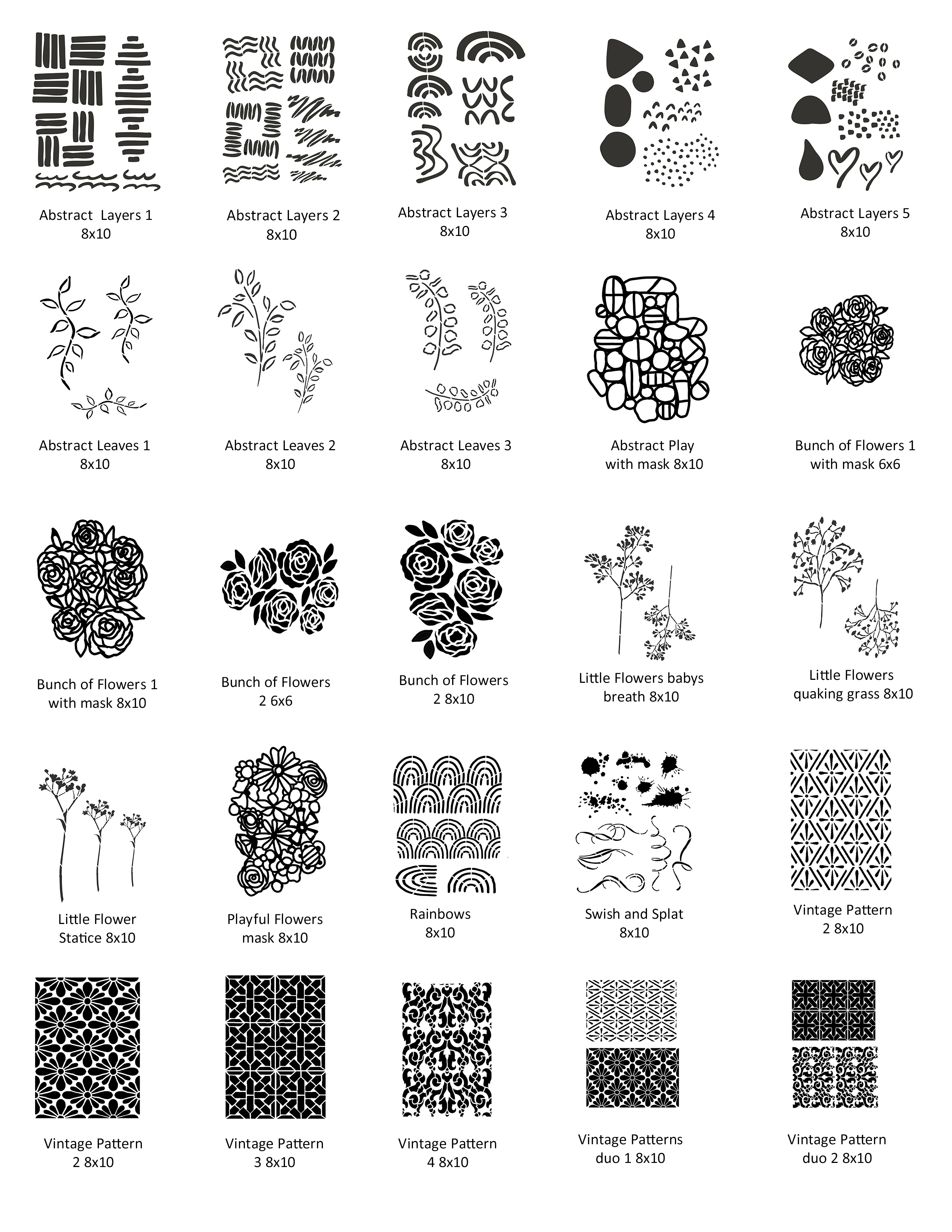 NEW release 2021 stencils