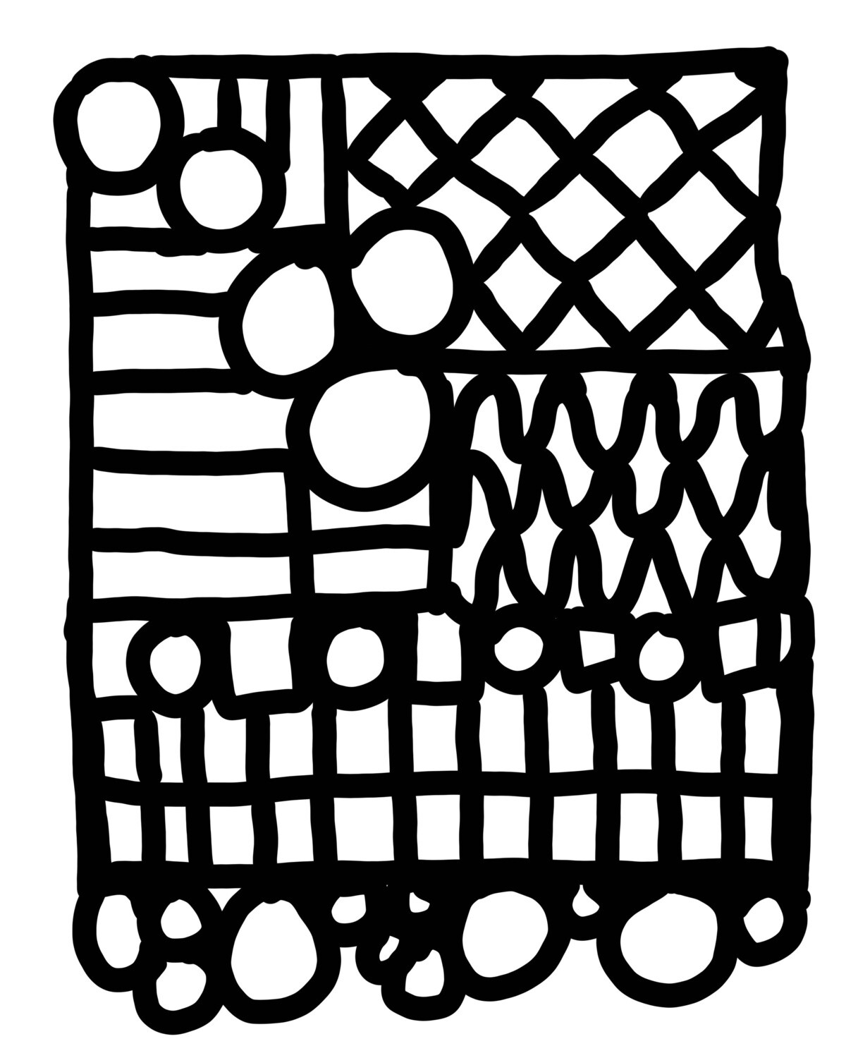 Graphics 1 with mask stencil 8x10