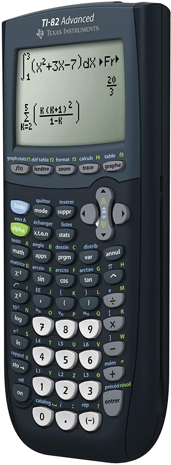 Texas Instruments TI 82 Advanced Calculatrice Graphique avec mode examen