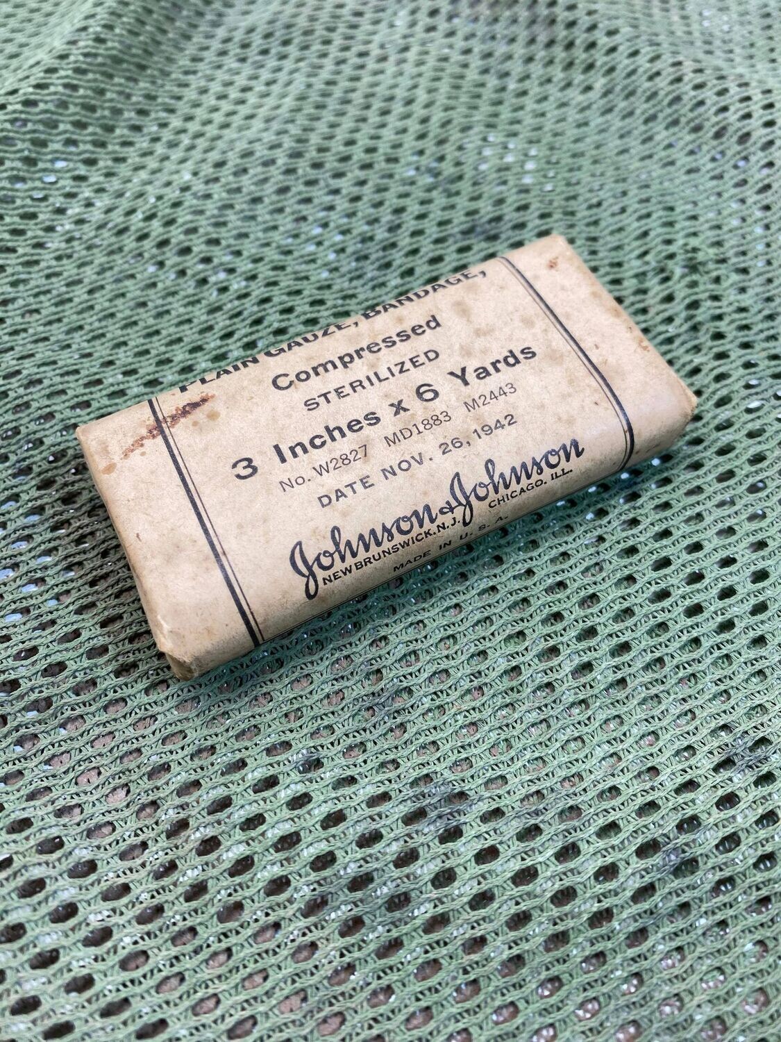 Plain gauze bandage US ww2