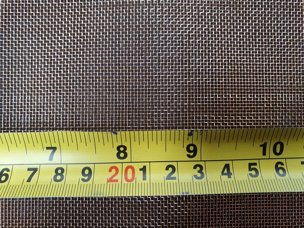 Copper woven 20 mesh: 0.970mm aperture - Online Shop - Robinson Wire Cloth