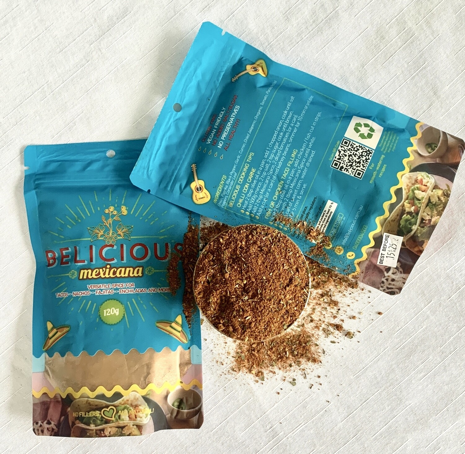 Belicious Mexicana Versatile Spice 120g – Belicious Foods – Gourmet ...