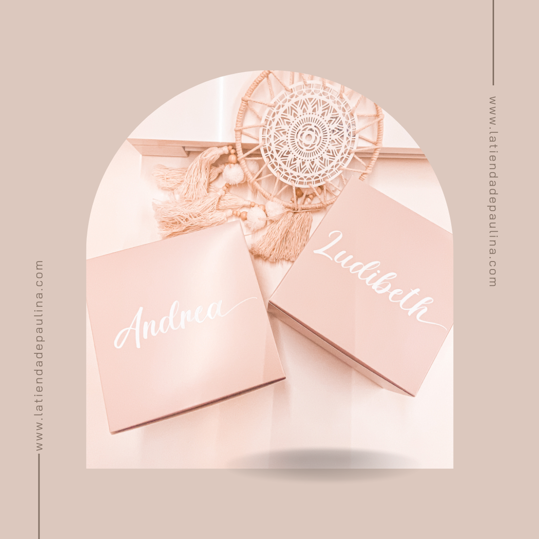 Caja de texcote personalizada (20x20x10 cms)