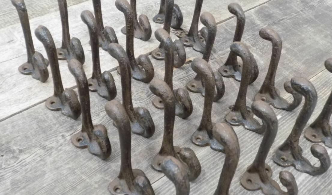 Cast Iron Rustic Hook | Functional Vintage Decor | Midwest Craft House ...