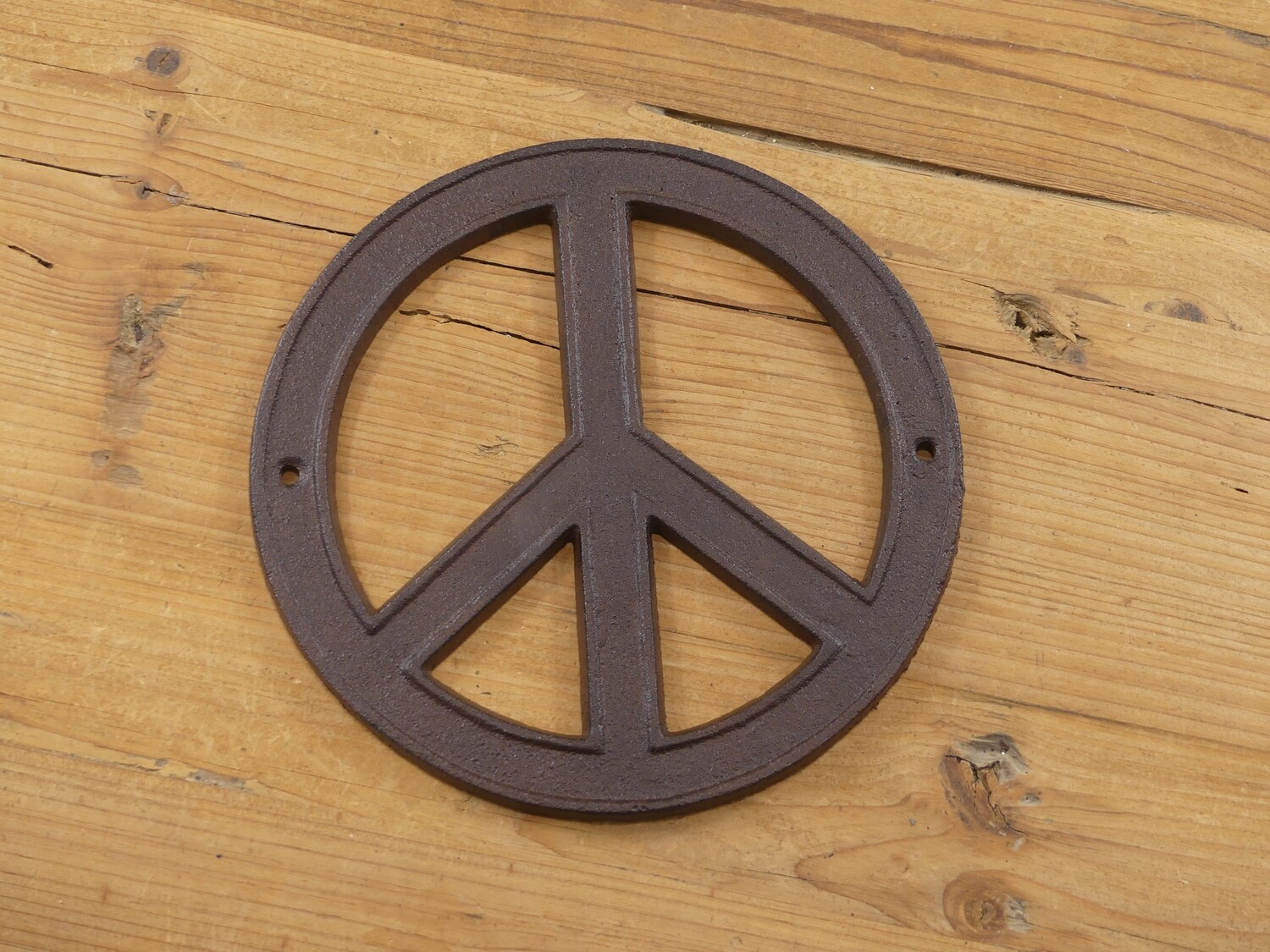 Cast Iron Peace Sign 8″ – Explore Our Store at Midwest Craft House ...
