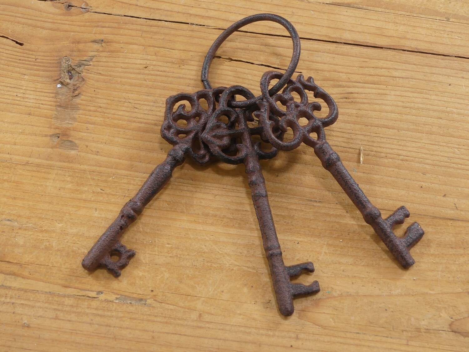 3 RUSTIC CAST IRON SKELETON JAIL KEYS – Explore Our Store at Midwest ...