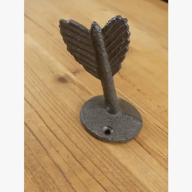 Cast Iron Arrow Feather Hook | Midwest Craft House – Explore Our Store ...