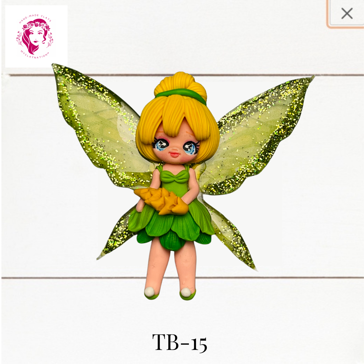 Tinkerbell Inspired Clay for Hairbow Center