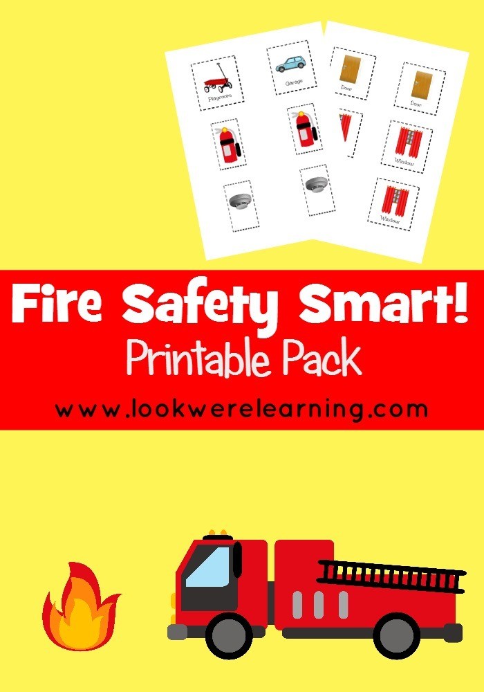 Fire Safety Smart! Printable Pack - Store - Look! We're Learning!