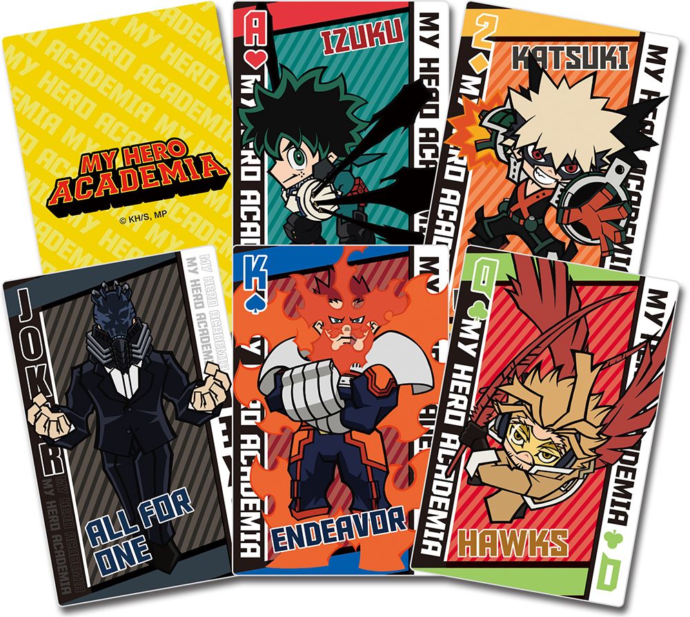 MHA | Main Characters - Comic Chibi Art | Playing Cards - The Starlite ...