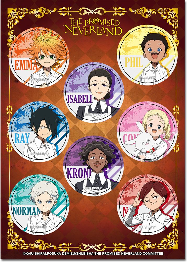 Promised Neverland | Main Characters - Set 2 | 8-PC Sticker Sheet - Our ...