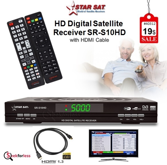 STAR SAT HD Digital Satellite Receiver SR-S10HD