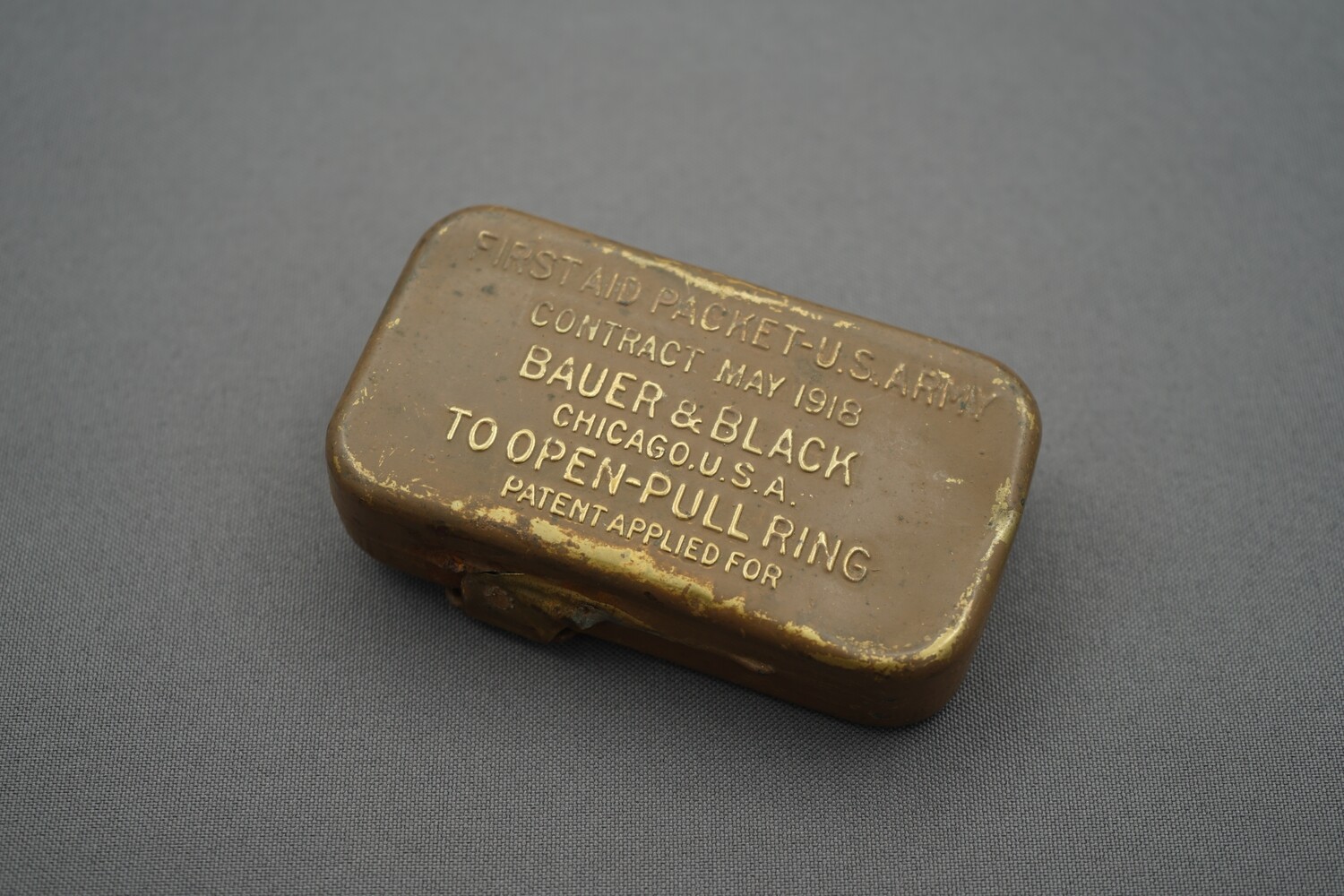 WW1 U.S. First Aid Packet May 1918