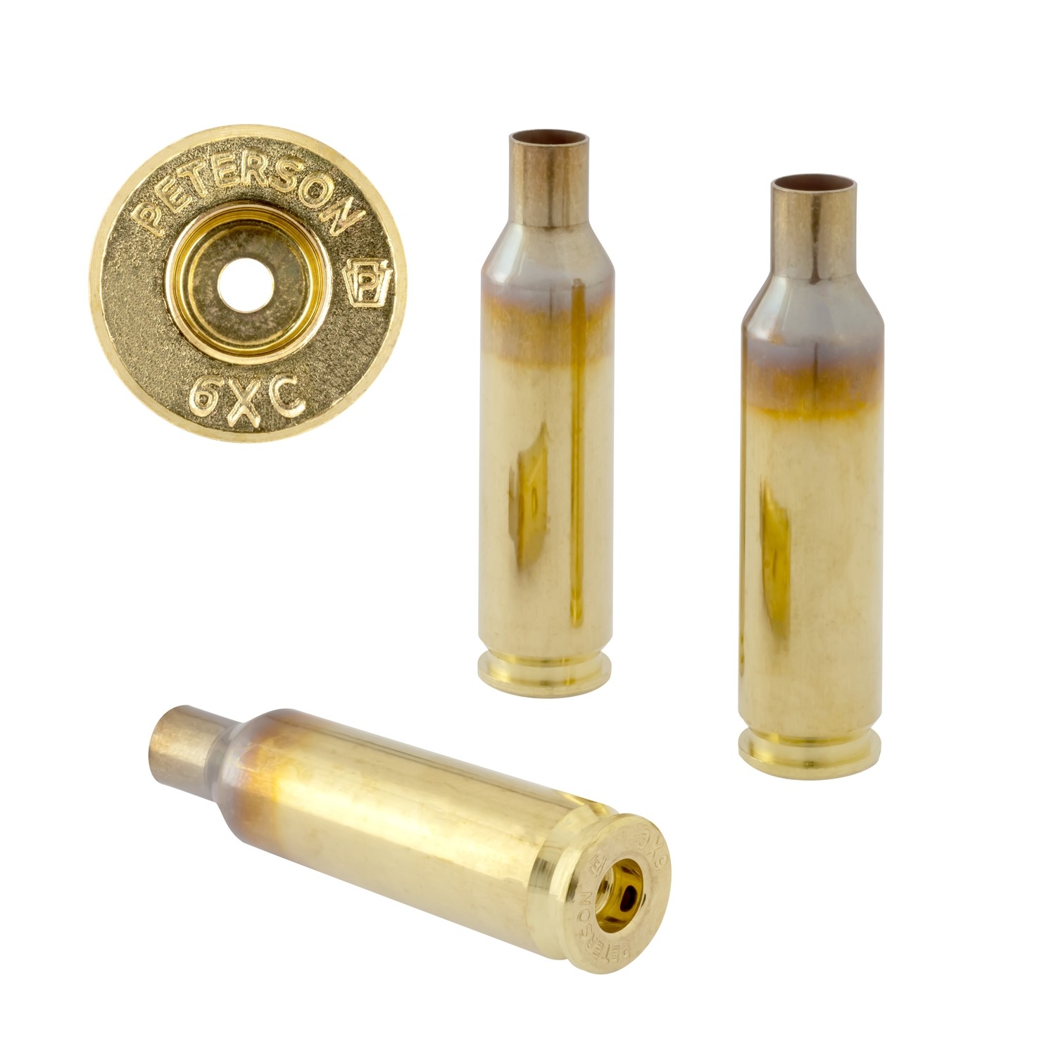 Peterson 6XC Select - Box of 50 Brass Rifle Casings
