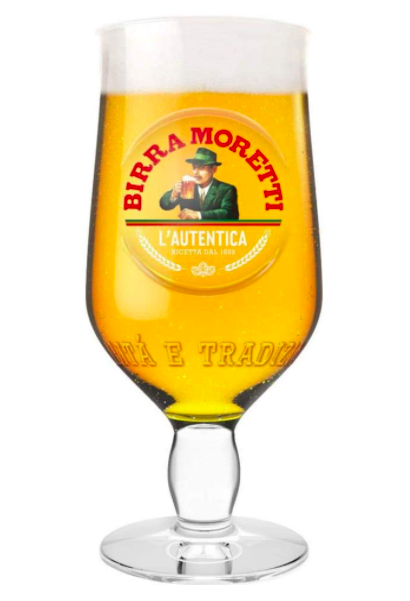 Birra Moretti Pint Glasses (Set of 4) - Shop - Accessories for Your ...