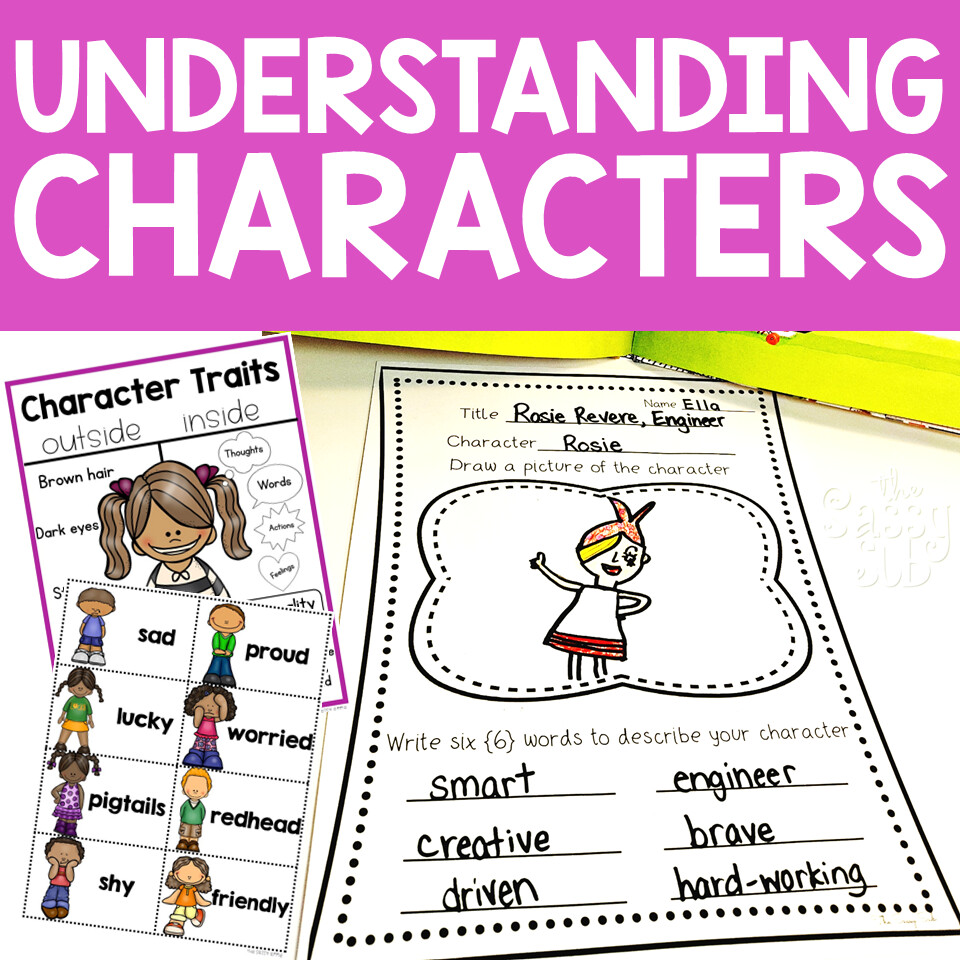 Understanding Character Traits Lesson Plan Charts Graphic Organizers ...