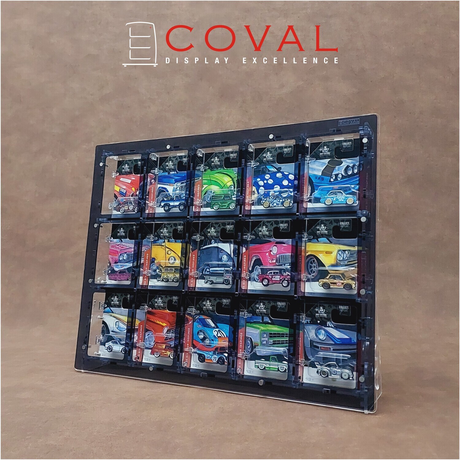 COVAL ARC-01-5PK Single Carded Display with Arched Front (Pack of 5)