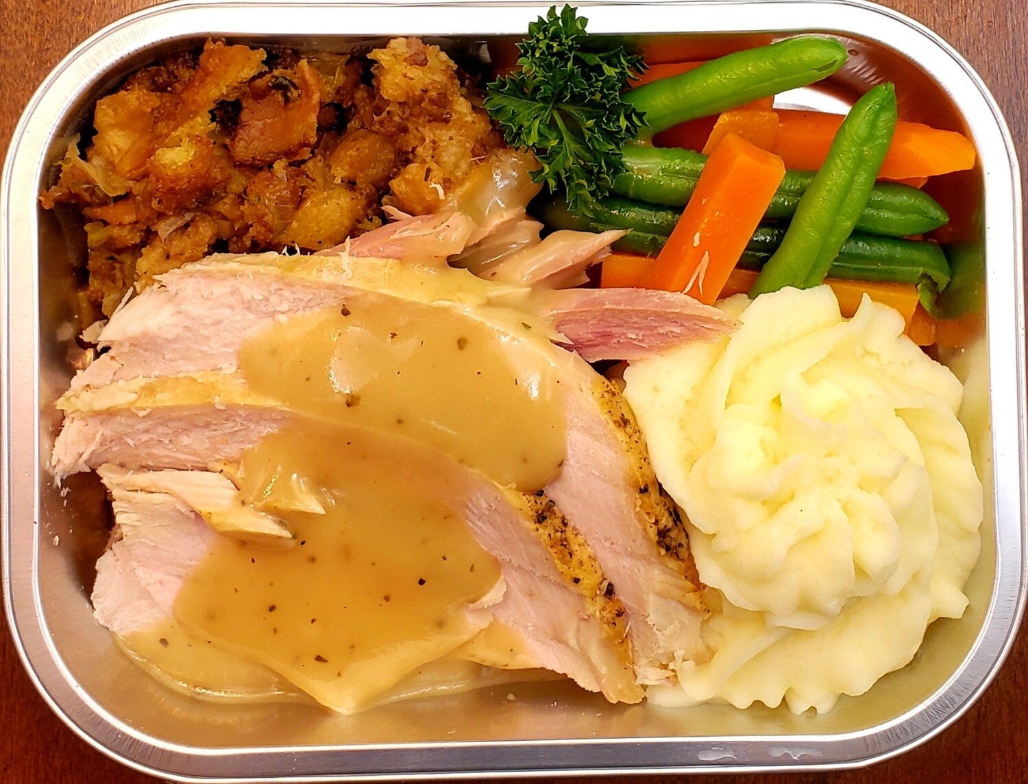 Dinde rôti/Roasted turkey