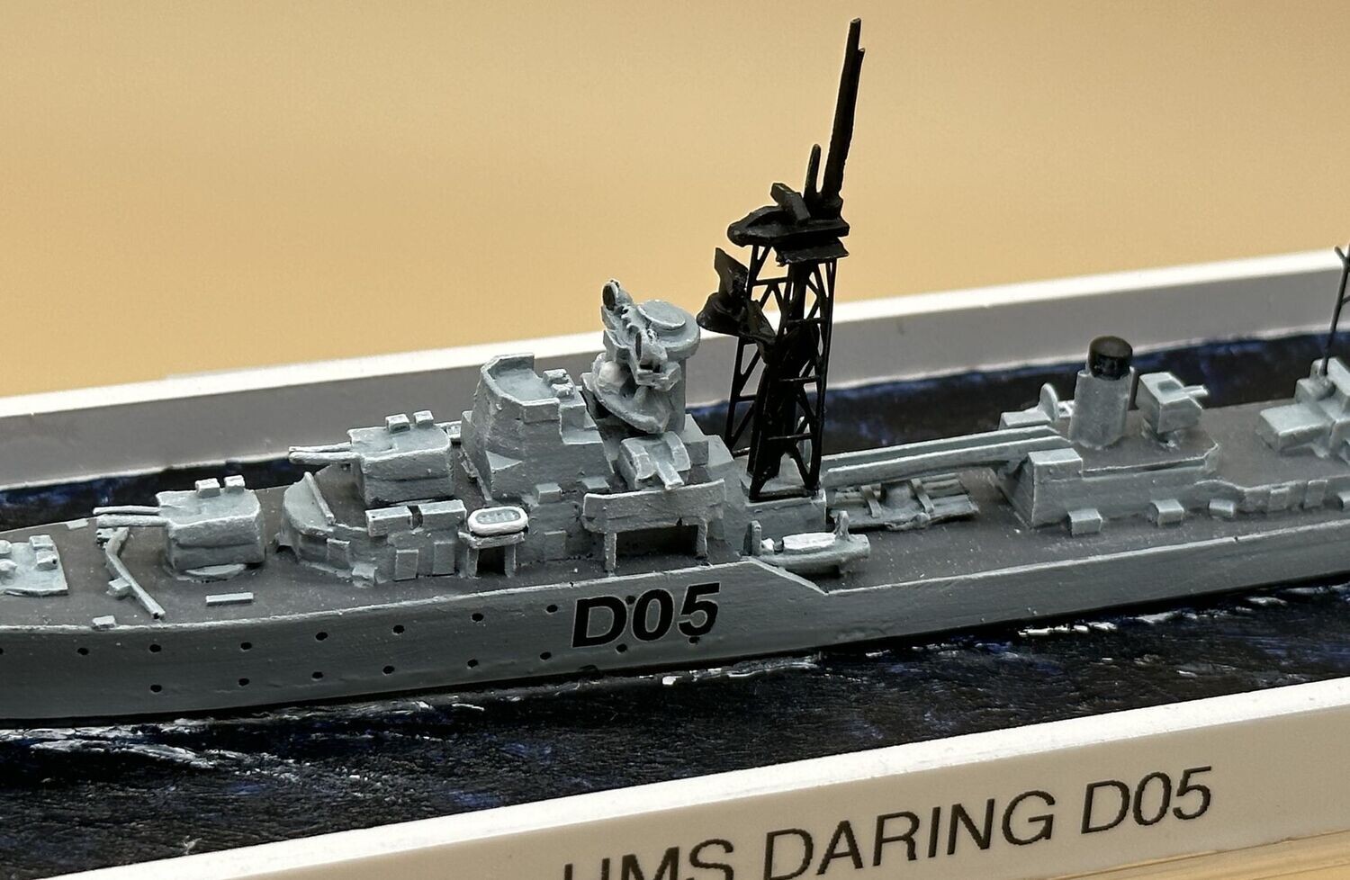 MTM093 - 1/700th Scale HMS Daring, Daring Class Destroyer c.1949 by MT ...
