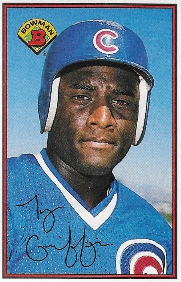 Griffin, Ty / Chicago Cubs | Bowman #289 | Baseball Trading Card | 1989 ...